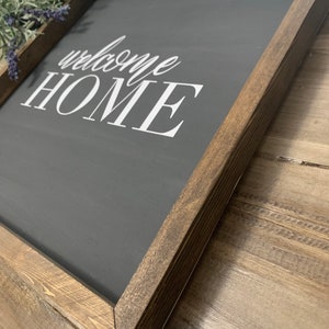 Welcome Home Wood Farmhouse Sign - Etsy