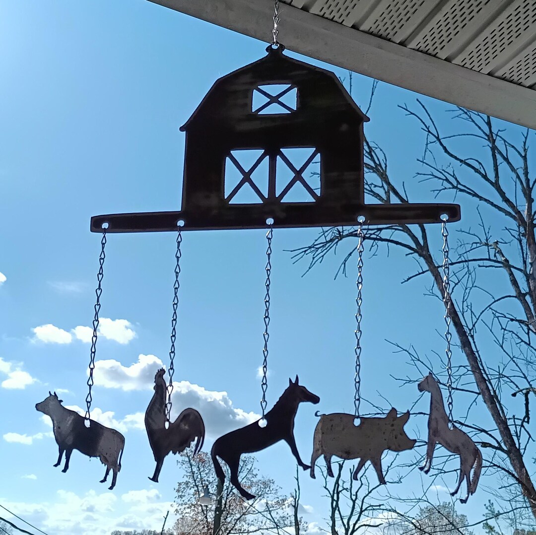Barn Animals Wind Chime - Etsy
