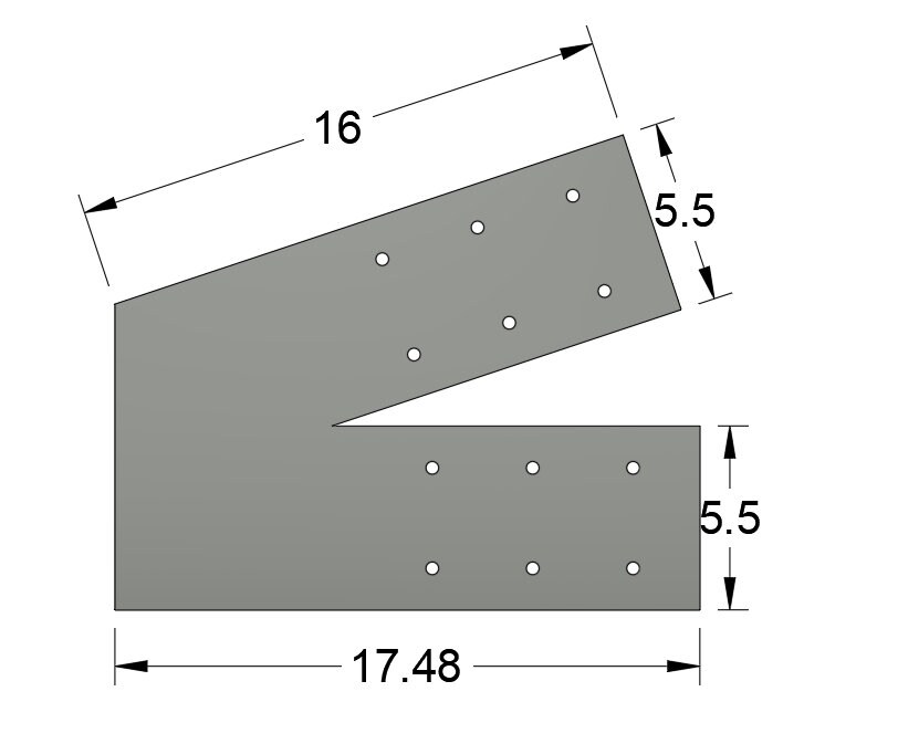 Tristan Truss Brackets 3/16 Steel - Etsy