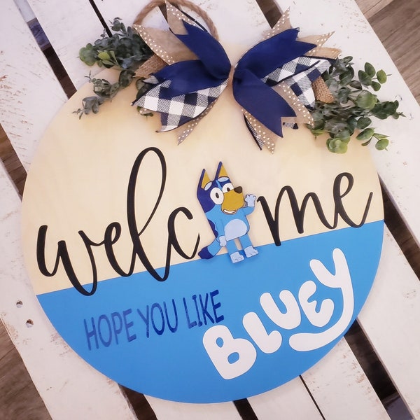 Bluey Door Sign Svg - Etsy