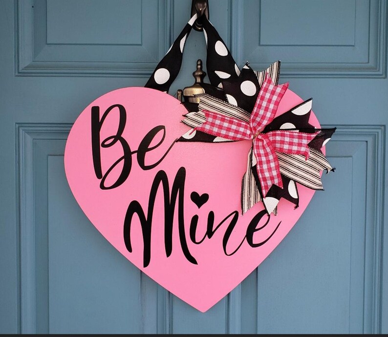 Be Mine Valentine's Door Hanger - Etsy