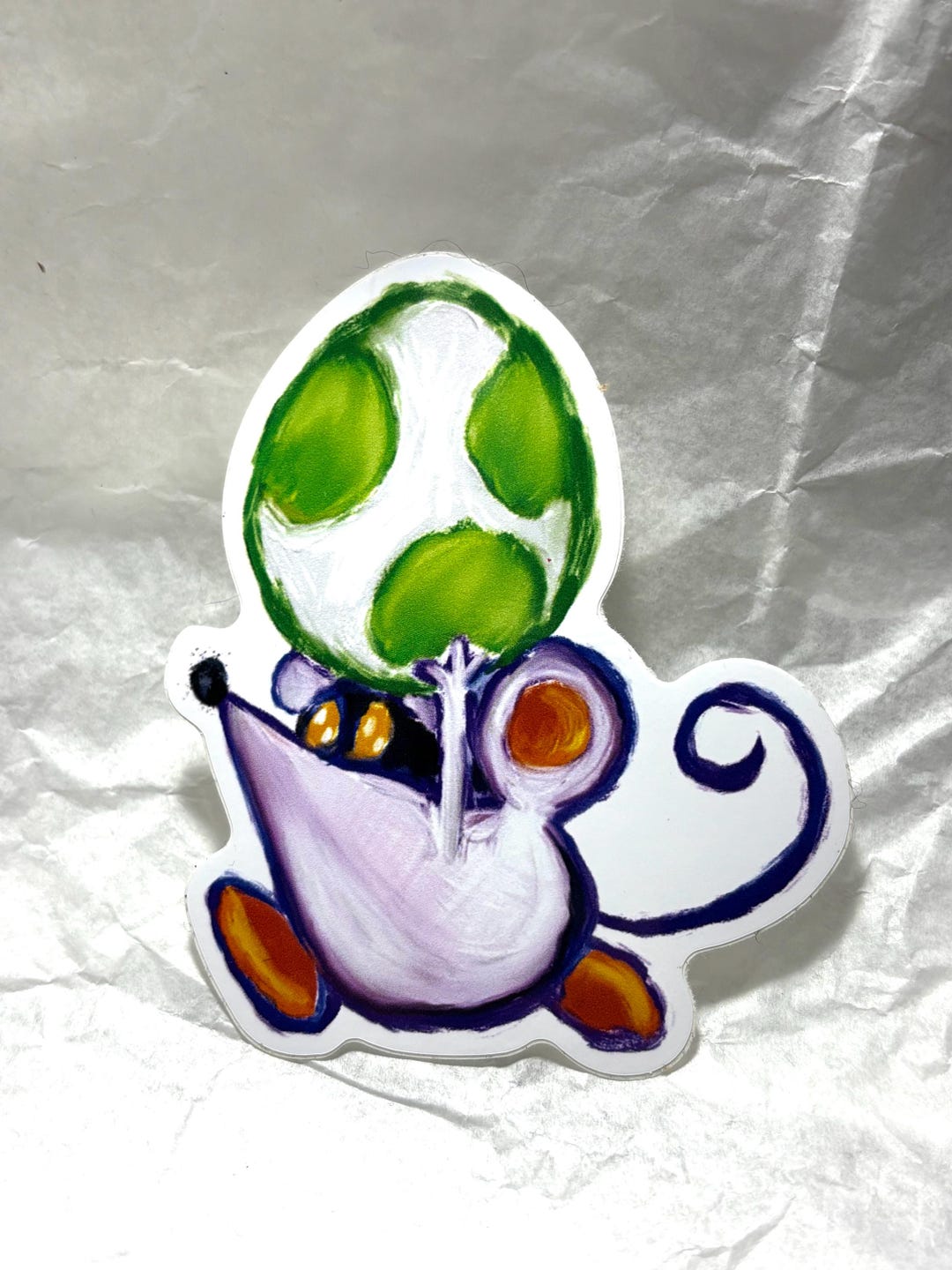 Yoshi’s Island Egg-stealing Mice Sticker – Gloss Vinyl, Waterproof ...