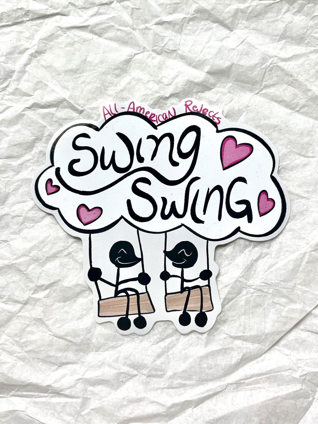 Swing Swing, All-american Rejects Sticker - Etsy