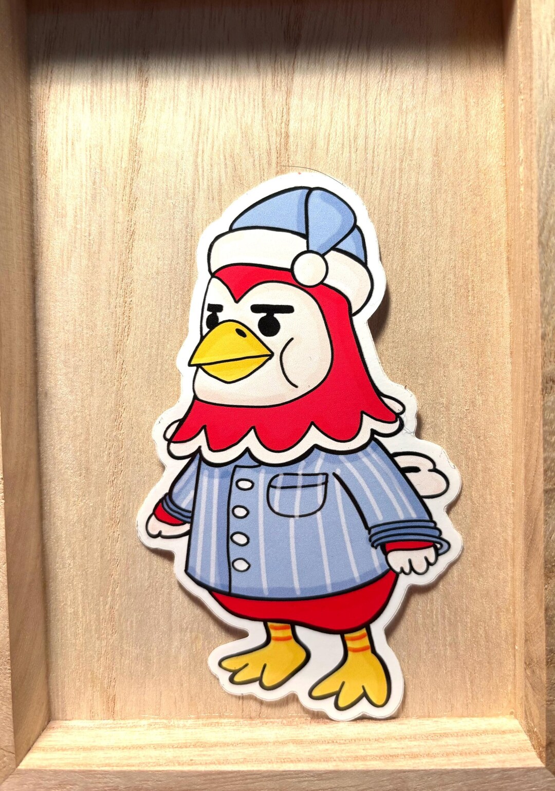 Benedict Animal Crossing Sticker, Vinyl Sticker - Etsy