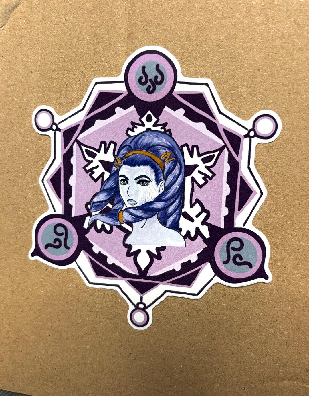 Final Fantasy Sticker, FFX, Shiva Aeon Sticker - Etsy