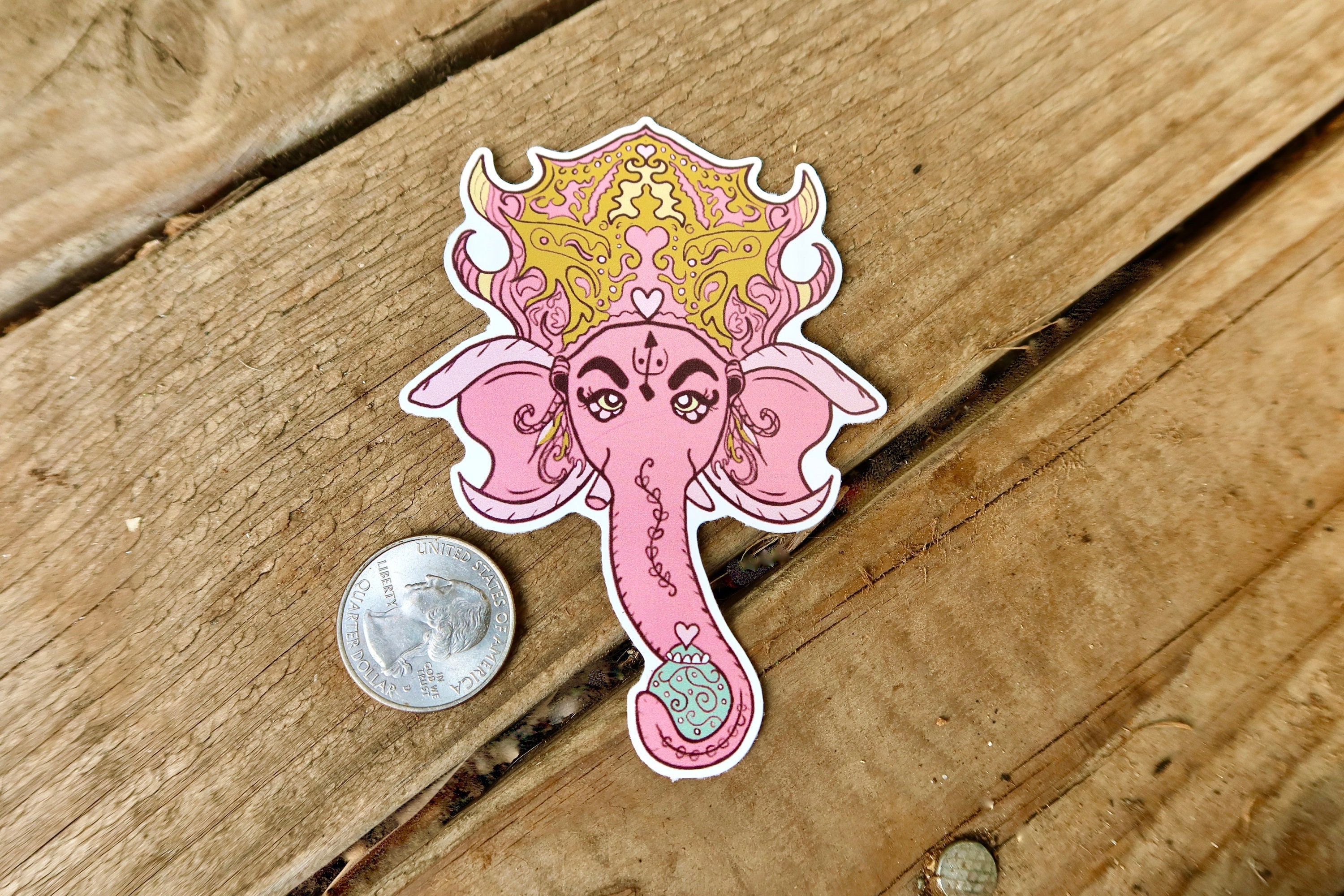 Ganesha Sticker Hindu Sticker - Etsy