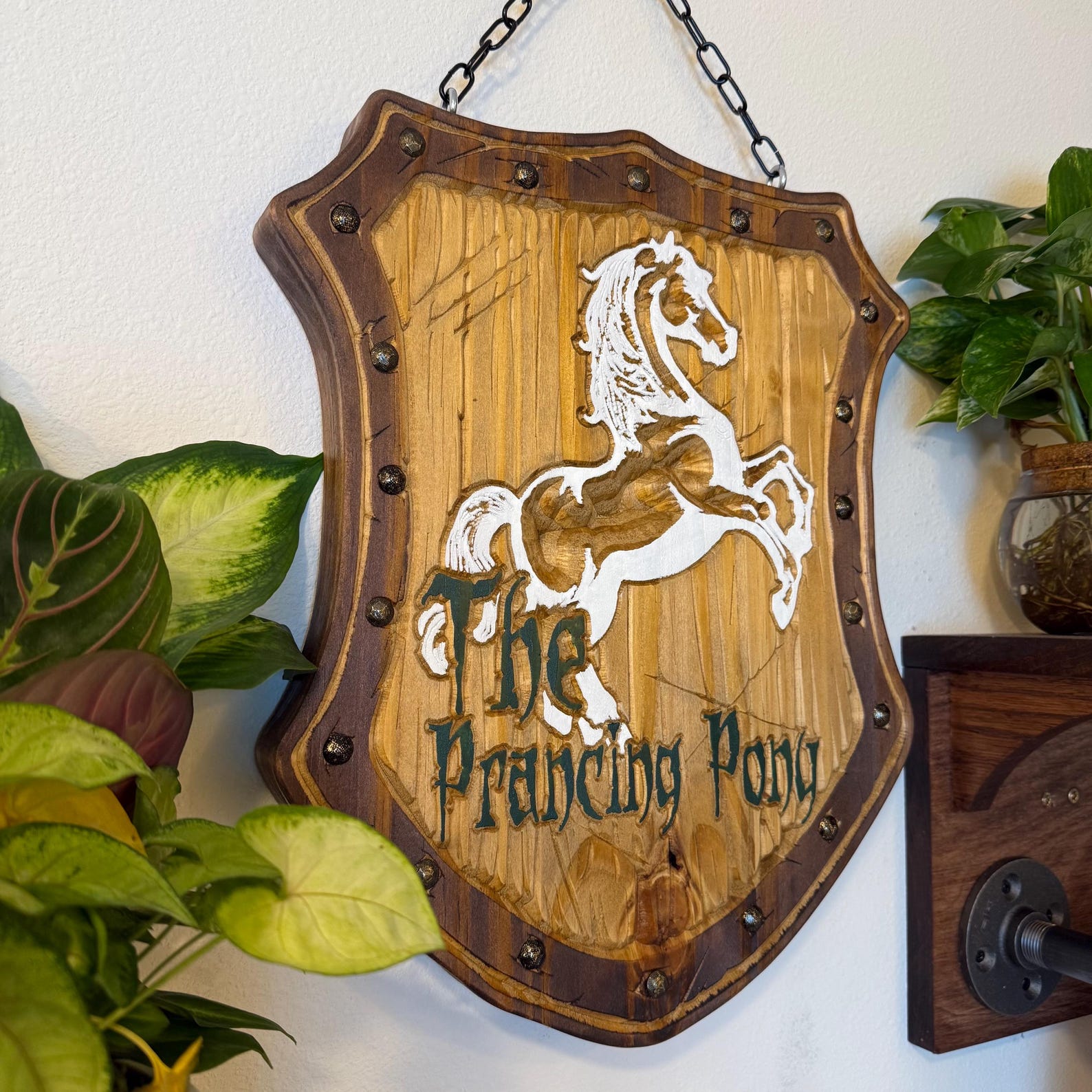 The Prancing Pony the Hobbit Pub Sign, Lord of the Rings Wall Decor ...