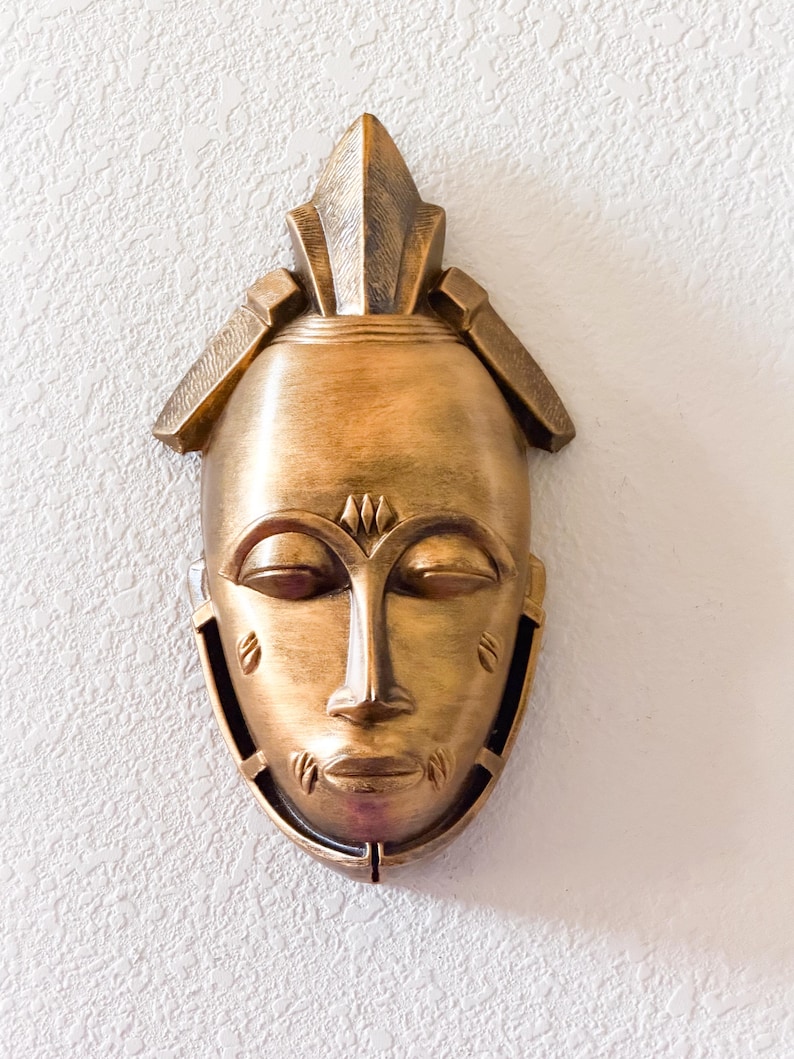 Decorative African Wall Mask, Modern Art, Afrocentric Home Decor - Etsy
