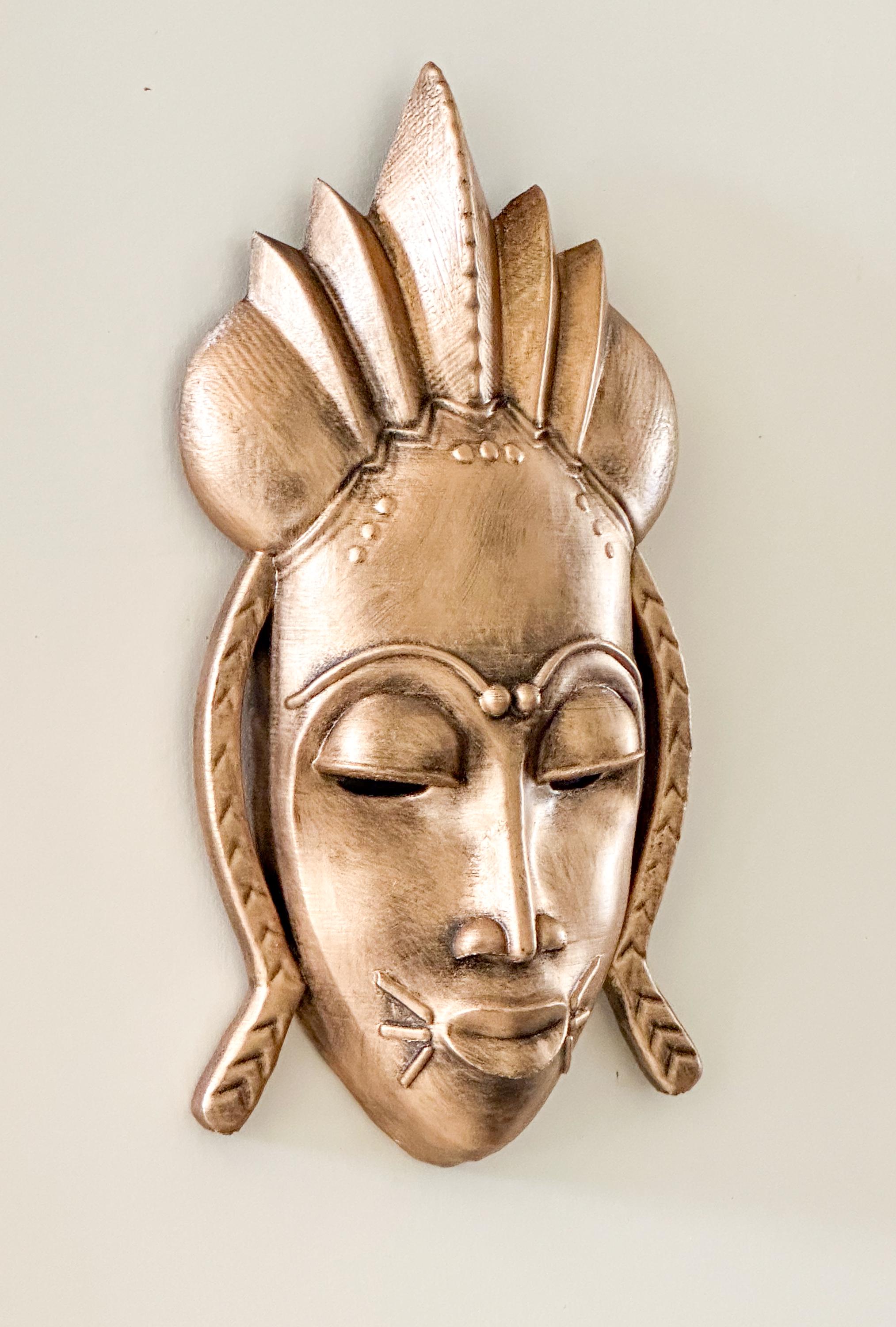 Decorative 3D African Mask, Wall Art Decor Mask, Trendy Decorative Mask ...