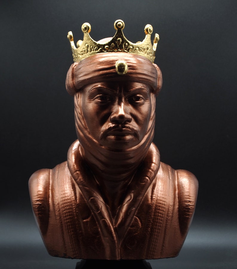 Mansa Musa Bust - African King Statue - Mali - Art Sculpture Gift ...