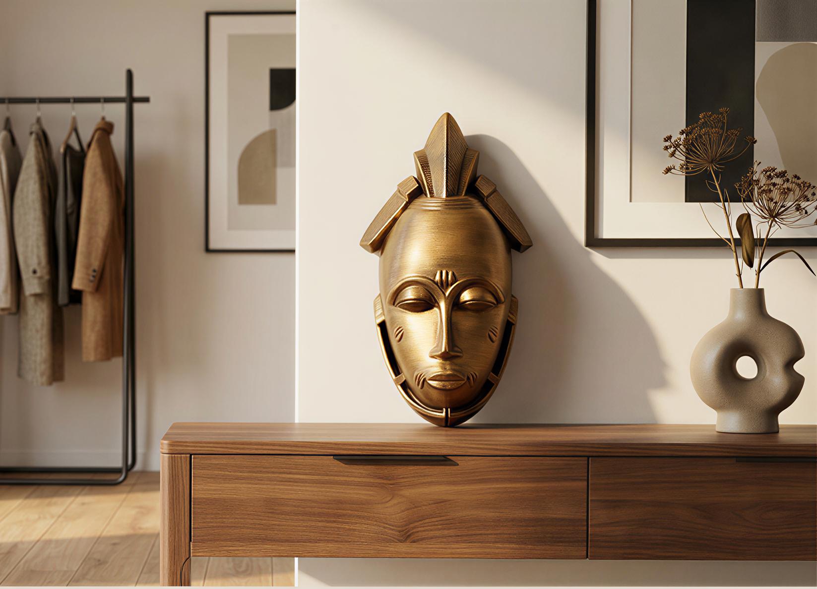 Decorative African Wall Mask, Modern Art, Afrocentric Home Decor - Etsy