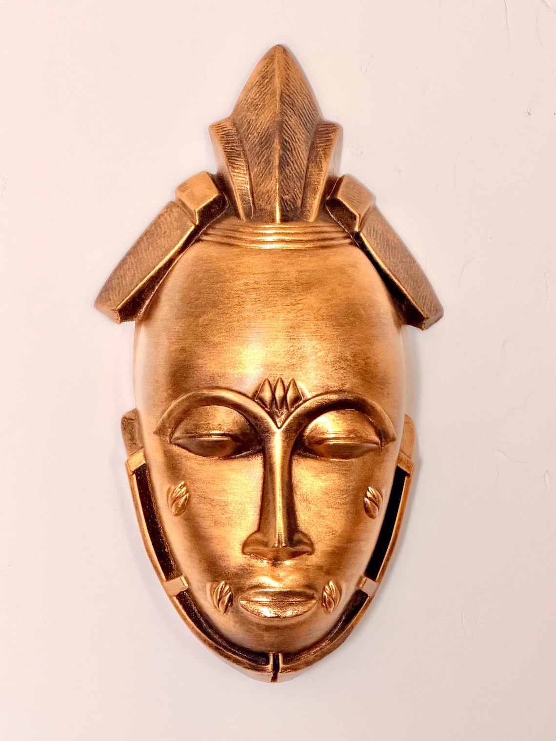 Decorative African Wall Mask, Modern Art, Afrocentric Home Decor - Etsy