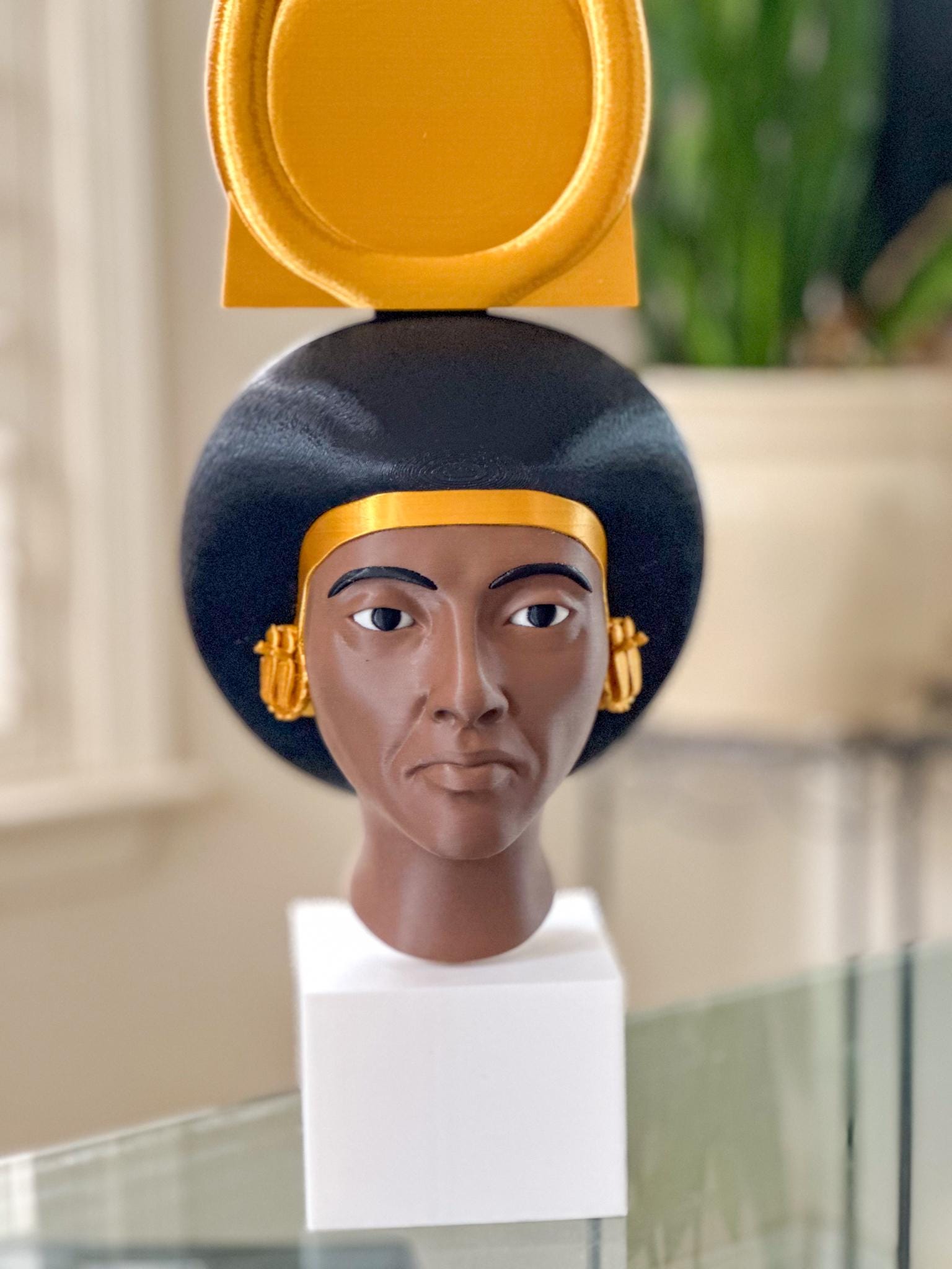 Queen Tiye 3d-printed Reproduction - Unique Egyptian Statue, Nice ...