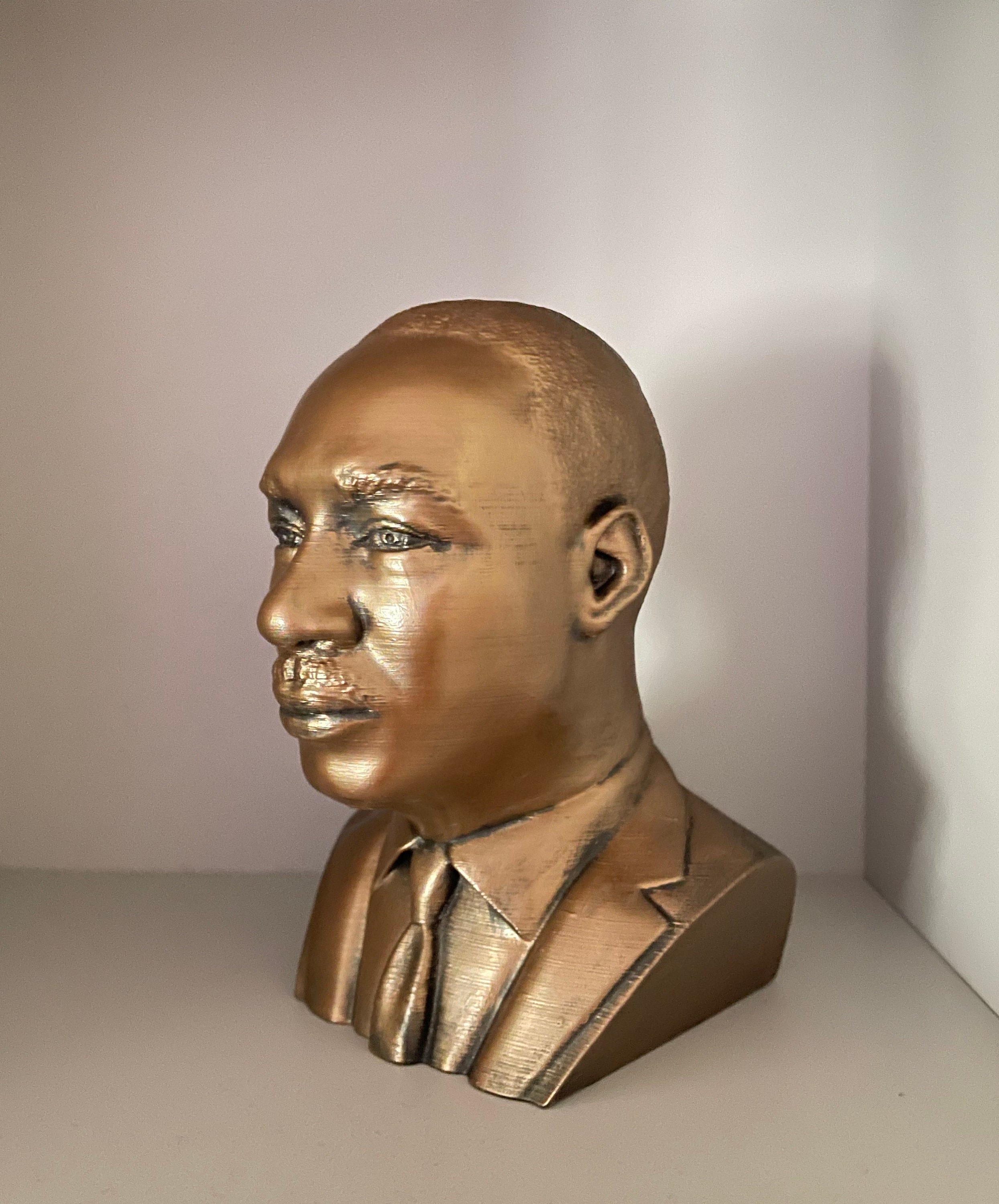 Martin Luther King MLK Jr Bust 3D Printed - Etsy