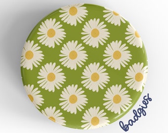 Daisy Recipient Badgie Retractable Badge Reel Topper Flower - Etsy