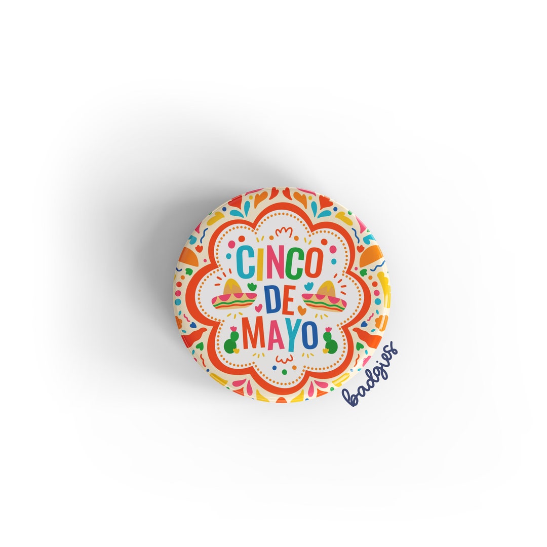 Cinco De Mayo Badgie, May 5 Badge Reel Add On, Retractable ID Holder ...