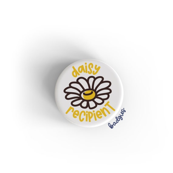 Daisy Recipient Badgie Retractable Badge Reel Topper Flower - Etsy