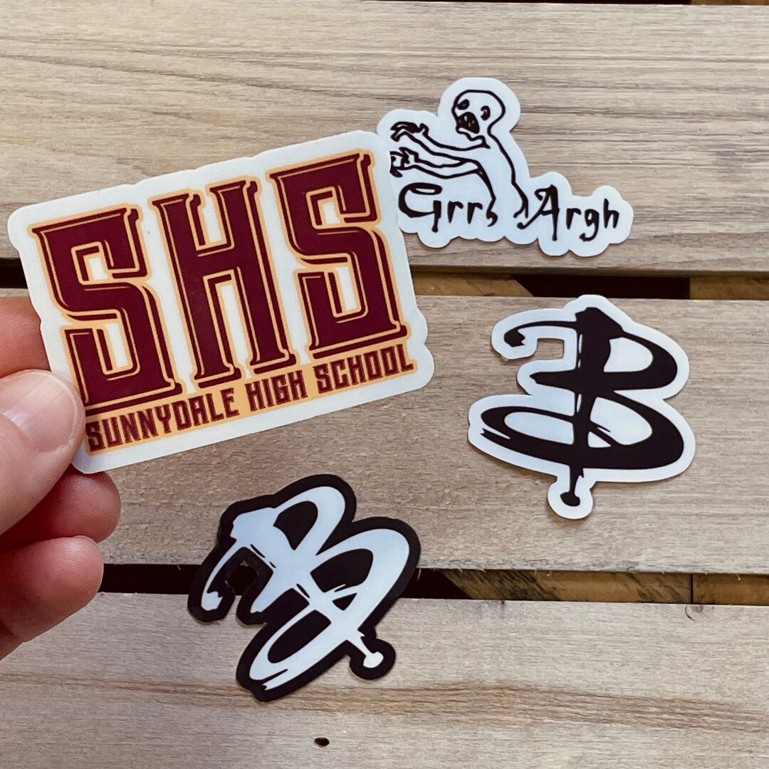 Sunnydale Mini Stickers - Buffy the Vampire Slayer - Vinyl Sticker ...