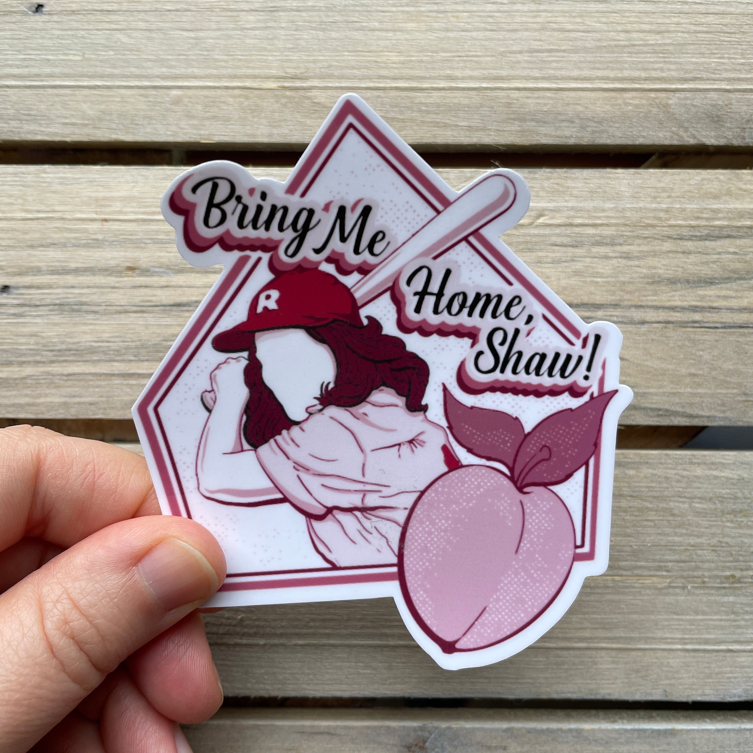Carson “bring Me Home Shaw" Sticker - A League of Their Own - Rockford ...