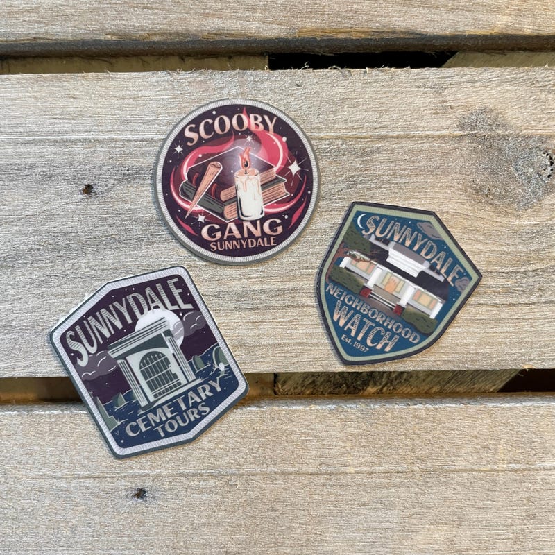 Buffy the Vampire Badges - Etsy
