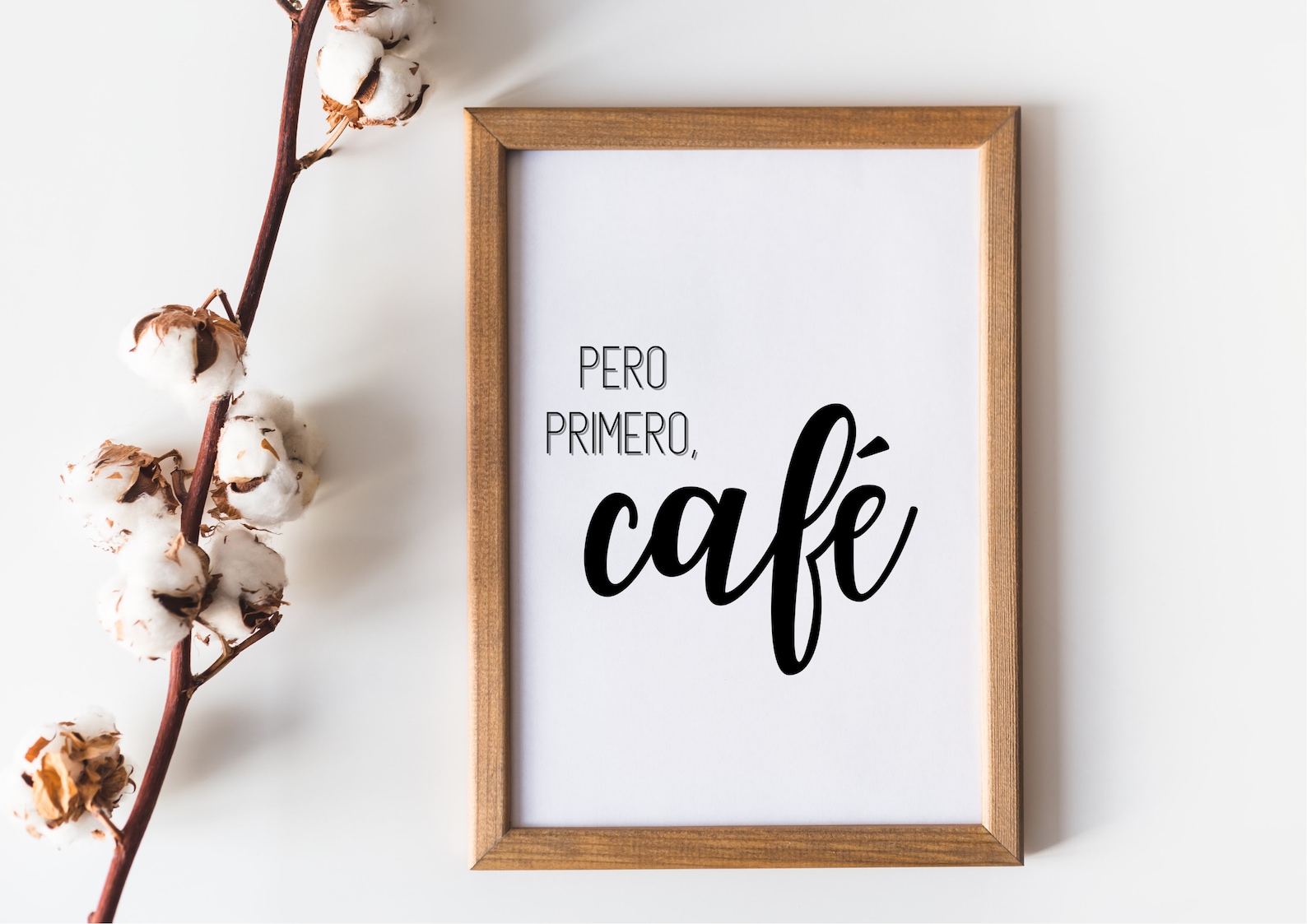 Pero Primero Café Printable Spanish Sign | Cafecito Spanish Print ...