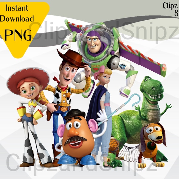 Toy Story Sublimation Png - Etsy