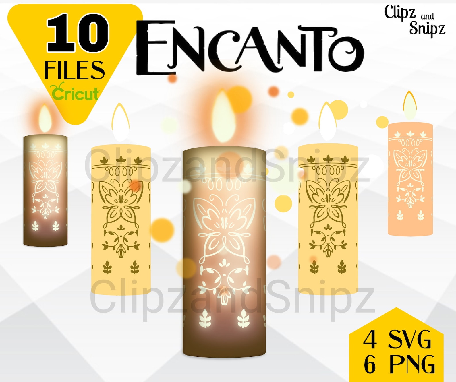 Encanto Candle SVG PNG Clipart Instant Digital Download - Etsy UK