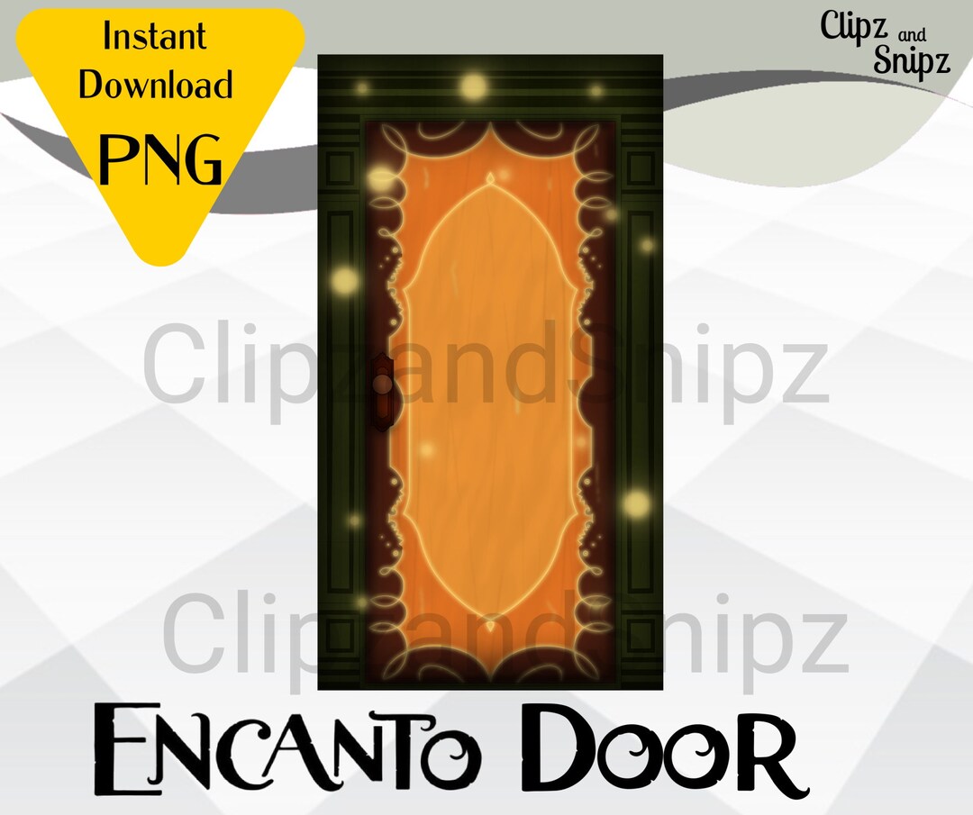 Encanto Door PNG Clipart Instant Digital Download, Encanto Door Knob ...