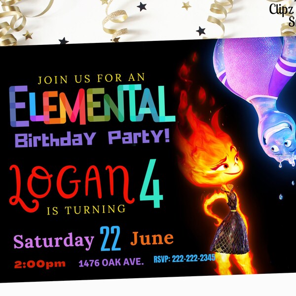 Elemental Birthday Party Decorations - Etsy