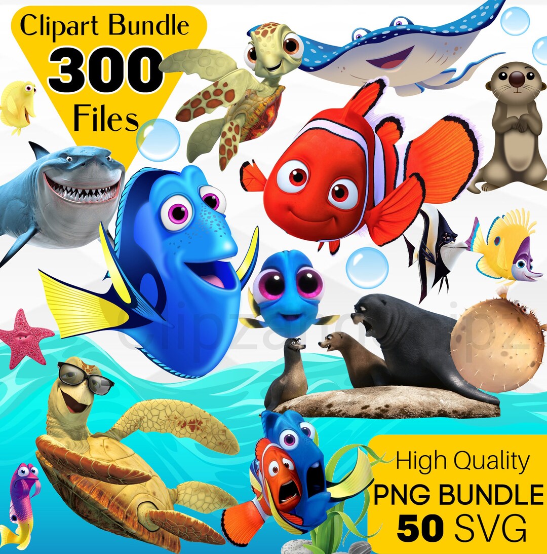 Nemo PNG, Nemo SVG, Nemo Clipart, Dory SVG, Dory Png, Dory Clipart ...