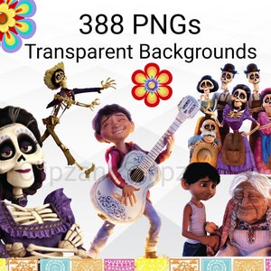 Coco Clipart, Coco PNG, Descarga digital instantánea imprimible, Imprimibles de cumpleaños de ...