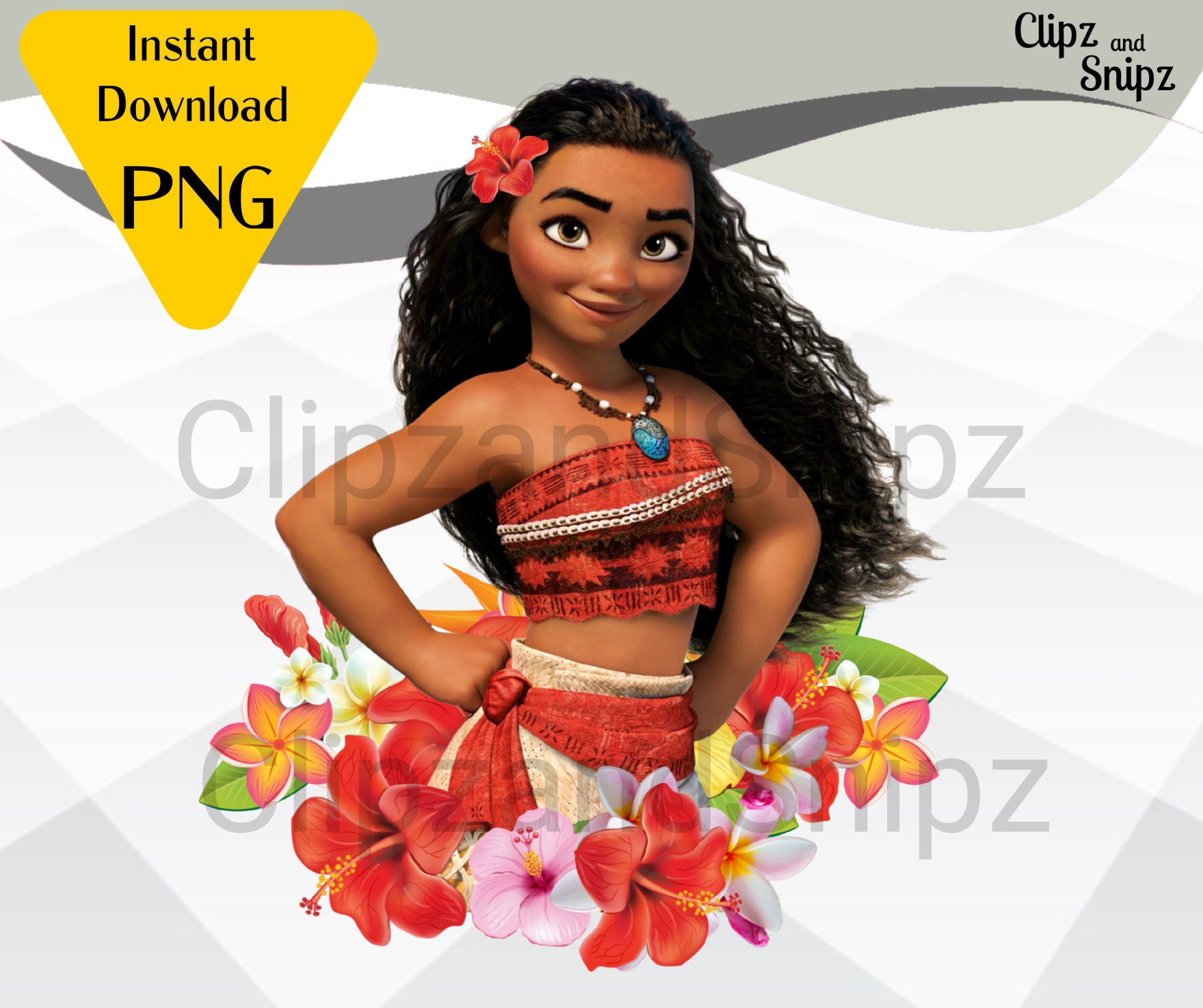 Moana PNG Clipart Instant Digital Download para planchar o - Etsy México