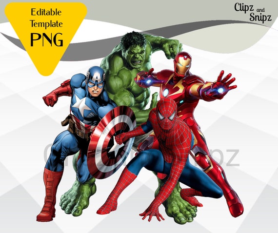 Captain America Superhero Clipart