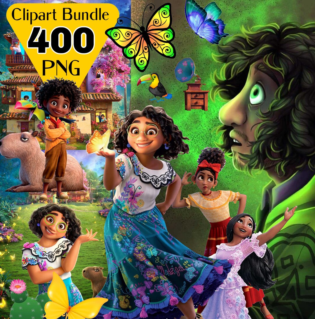 400 Encanto PNG Bundle, Encanto Clipart, Transparent Backgrounds ...