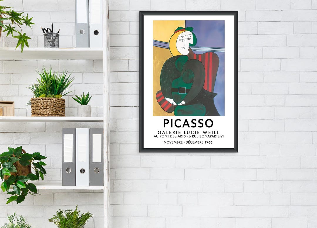Picasso 'the Red Armchair' Fine Art Poster - Etsy