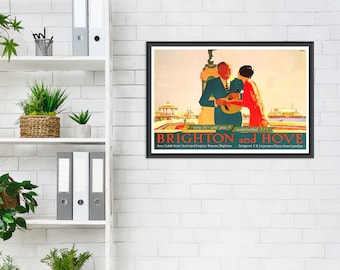Vintage British Rail New Brighton Railway Poster A3 Print - Etsy UK