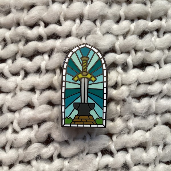 Sword Enamel Pin - Etsy