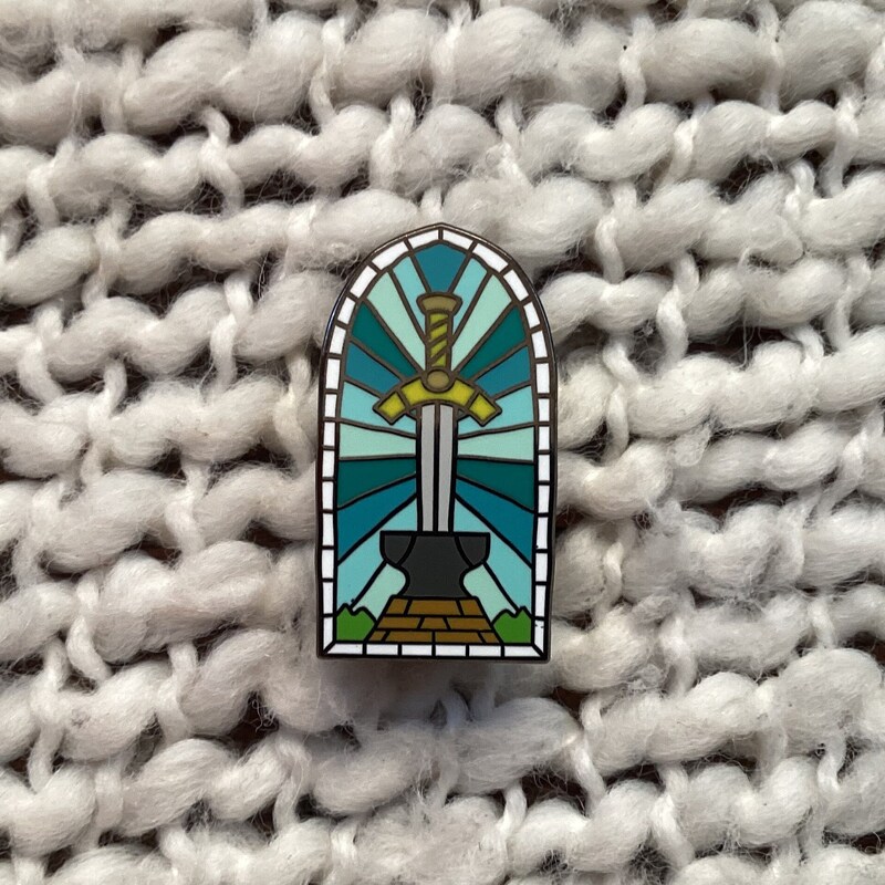 Sword Enamel Pin - Etsy