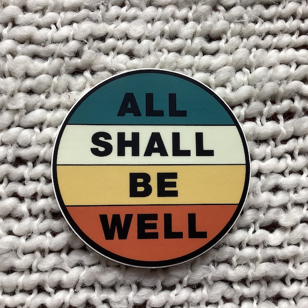 All Shall Be Well - Etsy