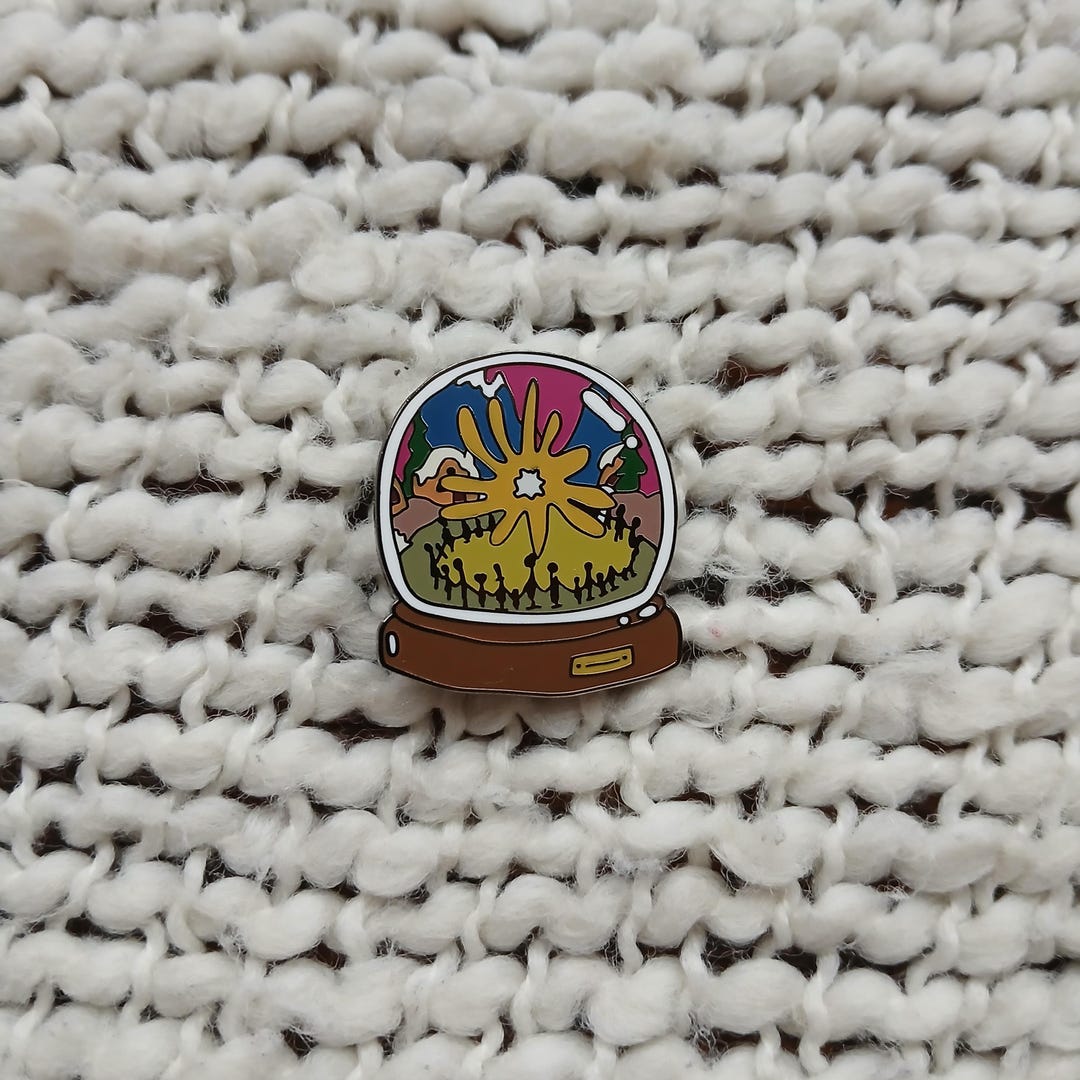 Christmas Means a Little Bit More Snowglobe Enamel Pin - Etsy