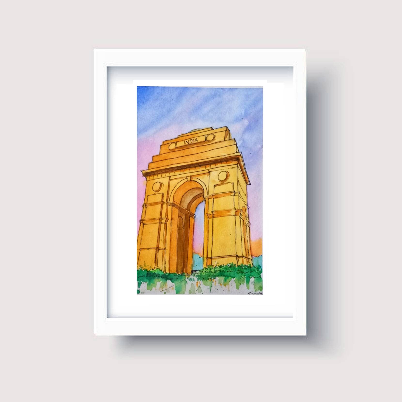 India Gate Painting