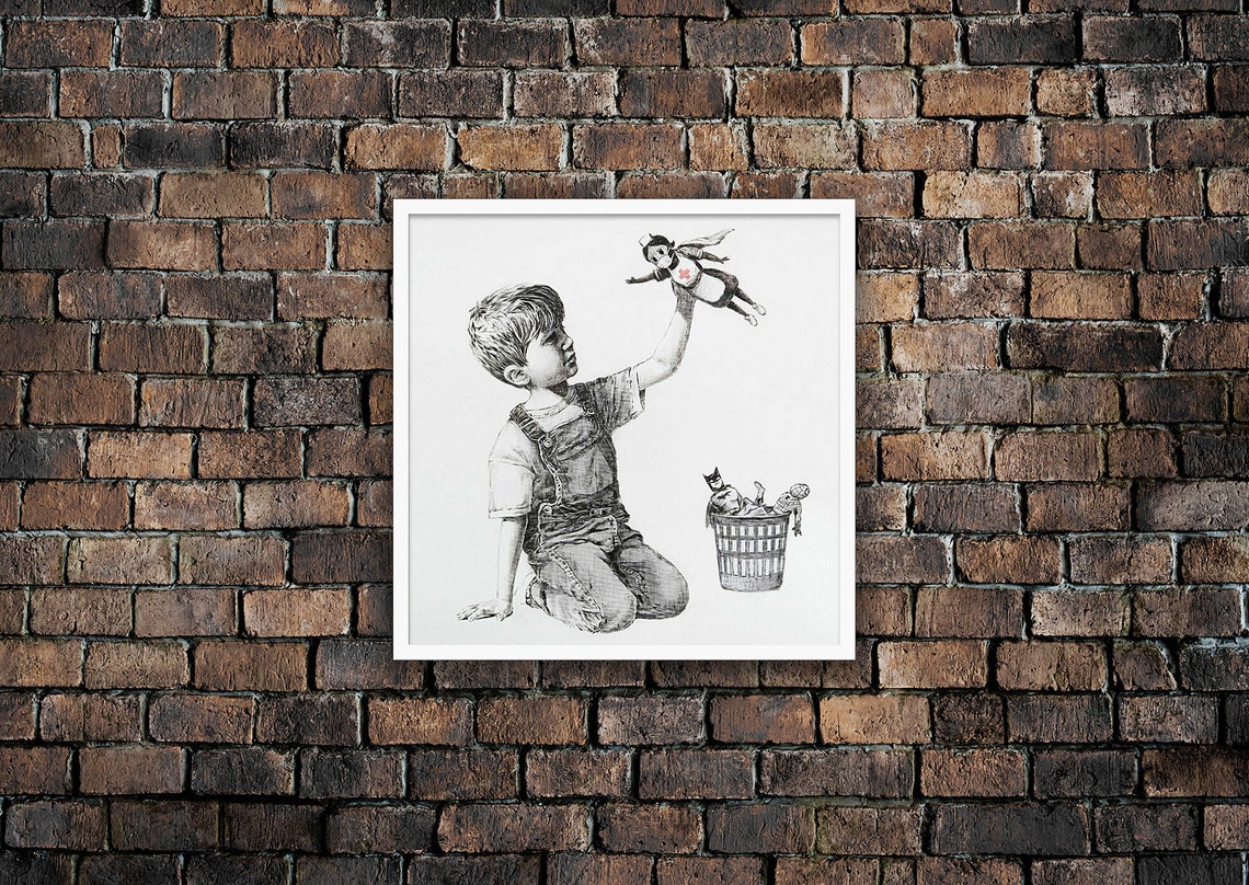 Banksy Game Changer print Game Changer by Banksy Game | Etsy