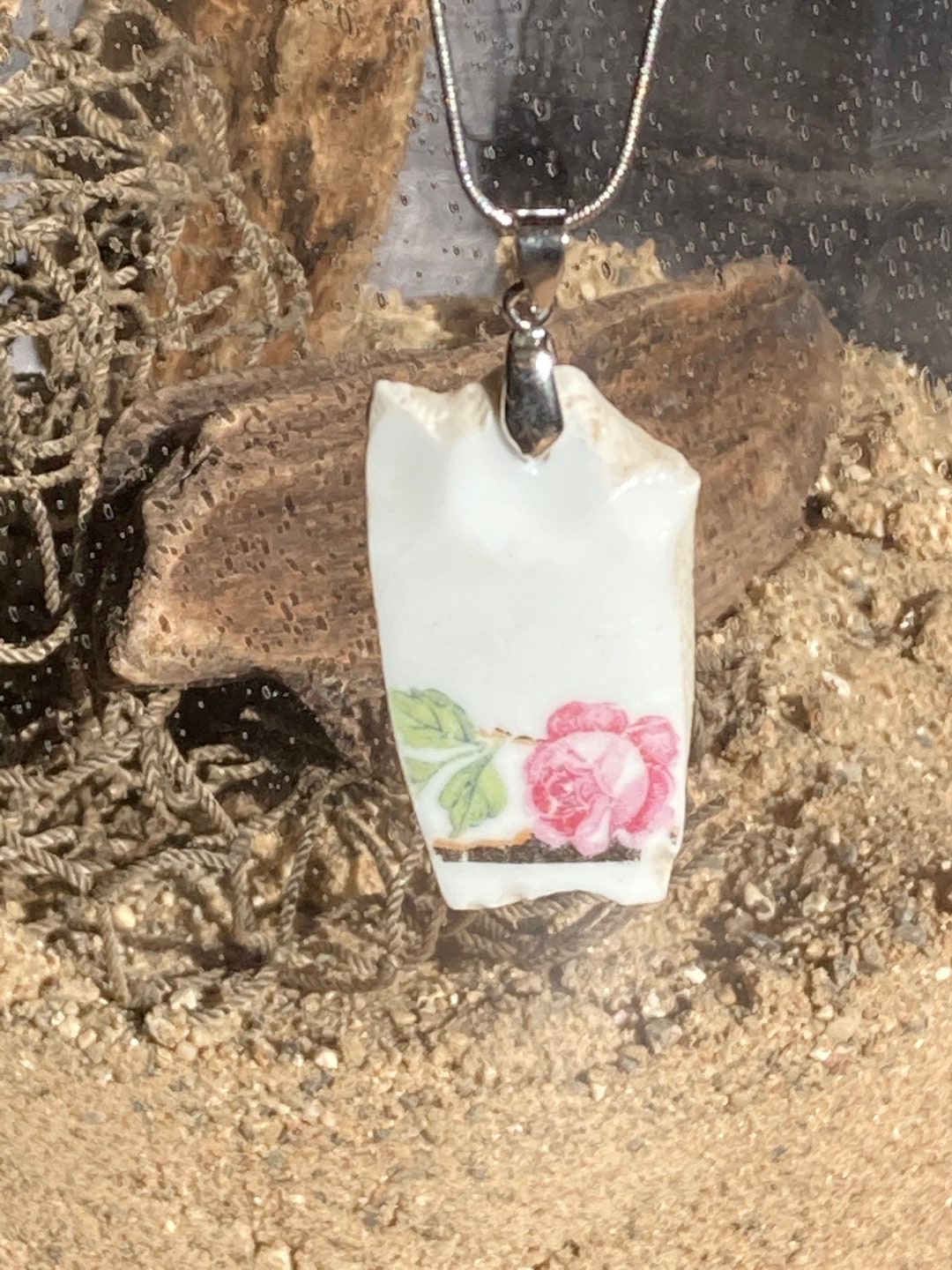 Collier de poterie du lac vintage - Etsy France