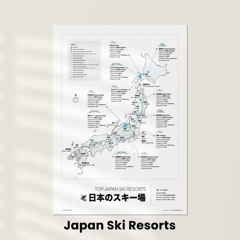 Ski Poster - Etsy