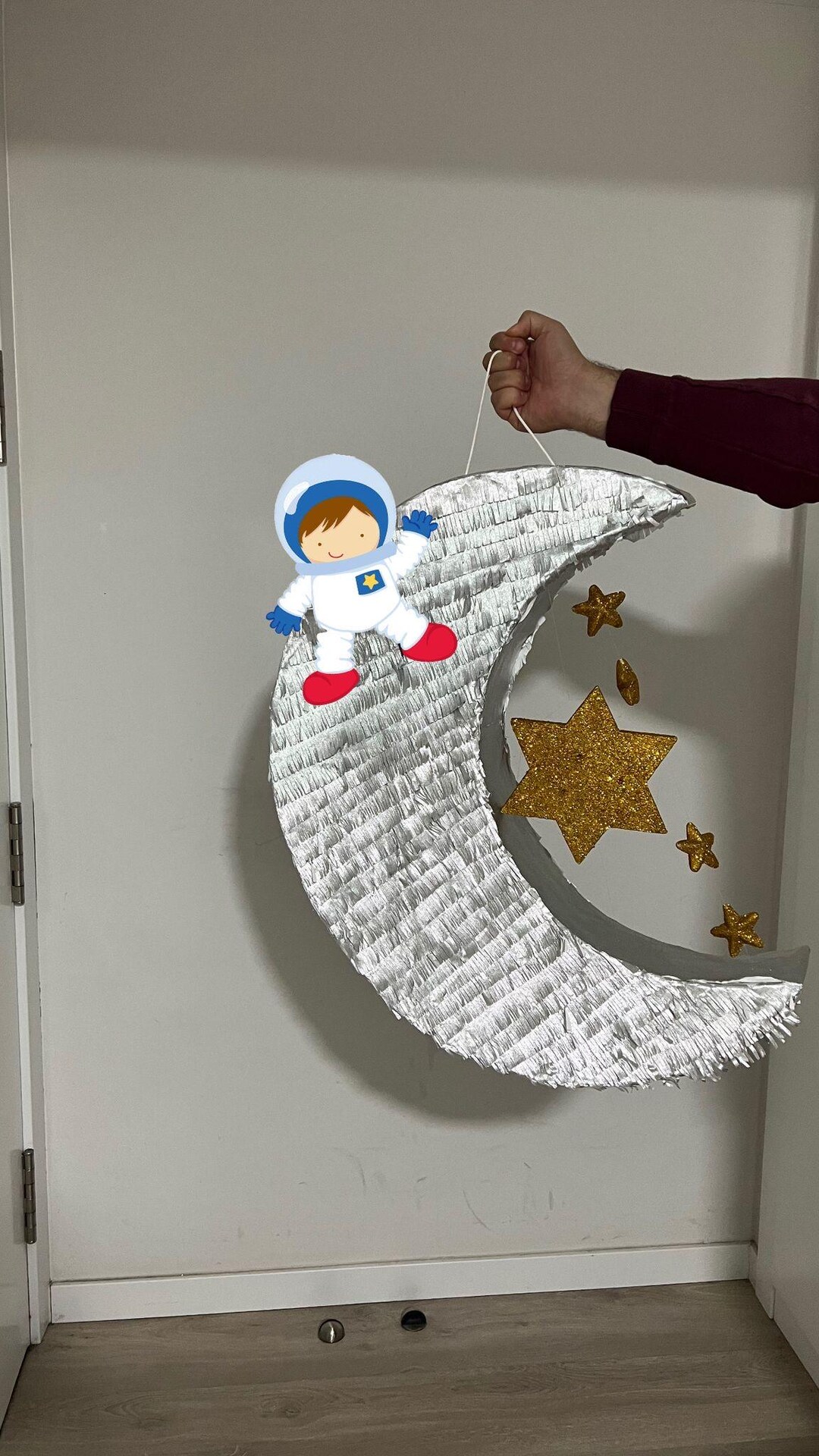 Astronaut & Moon Piñata - Etsy