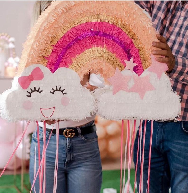 Rainbow Pinata, Piñata, Rainbow, Arcoiris, Birthday Party, - Etsy