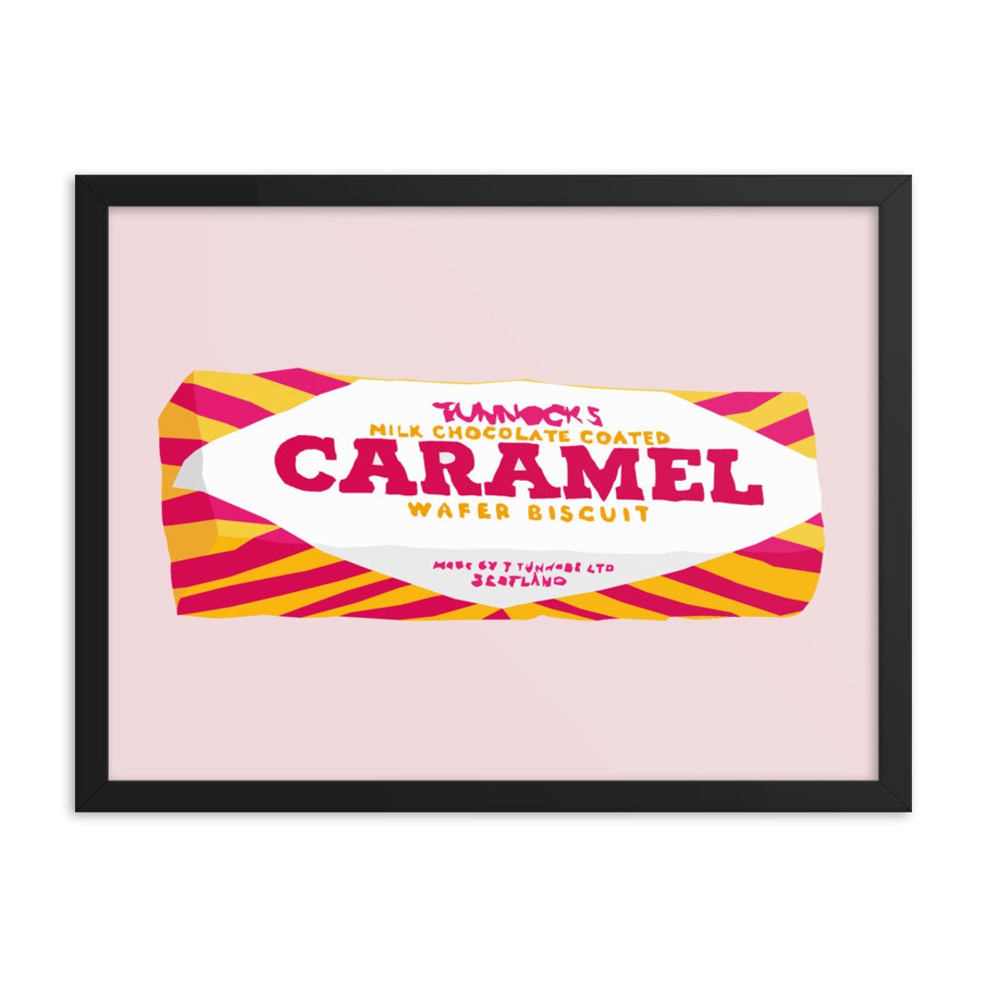 Scotland Poster, Chocolate Caramel Wafer, Art Print, Wall Art, Digital ...