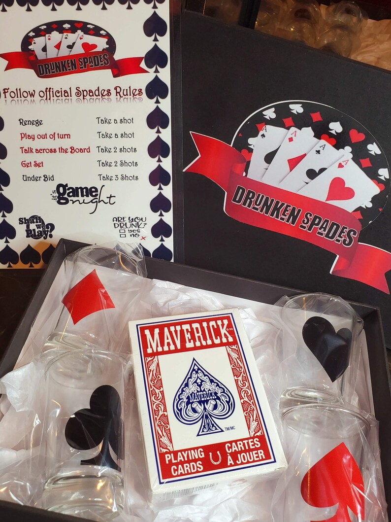 Drunken Spades Game - Etsy