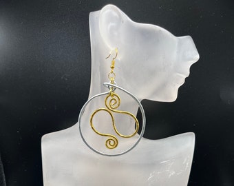 Hand Crafted Abstract Earrings - Etsy