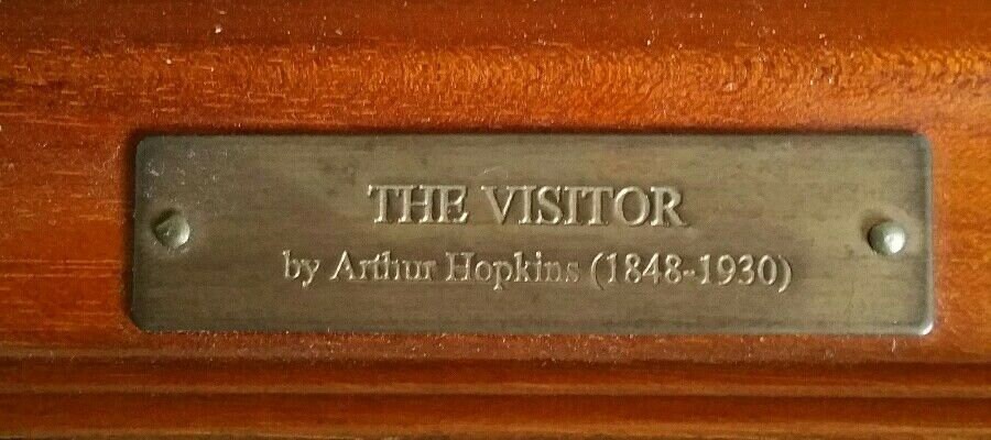 The visitor picture by arthur hopkins in very good condition. | Etsy